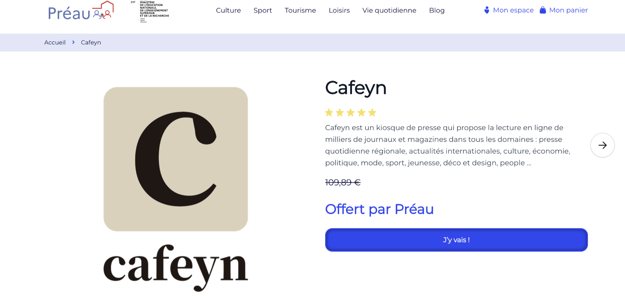 Comment accéder à Cafeyn via le portail Préau ? – Centre d'Aide Cafeyn